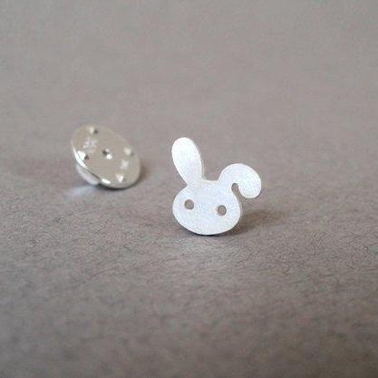 Bunny Rabbit Pin, Bunny Rabbit Lapel Pin, Bunny Rabbit Tie Tack In ...