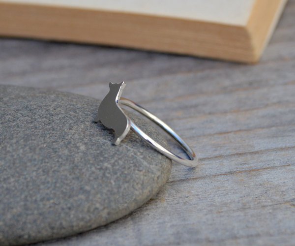 Corgi Ring In Sterling Silver, Puppy Ring, Handmade In The Uk on Luulla