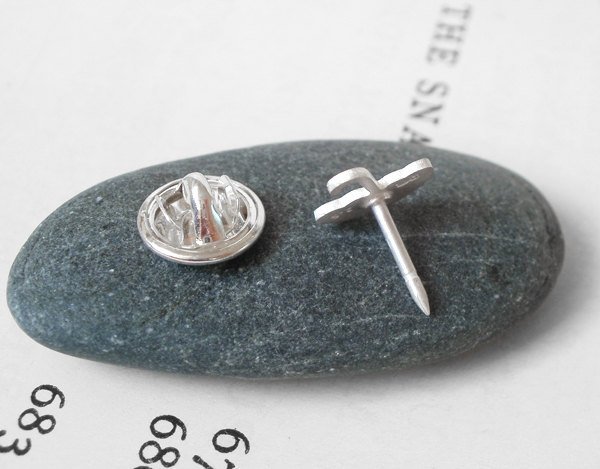 Umbrella Pin/ Lapel Pin/ Tie Tack In Sterling Silver, Weather Forecast ...