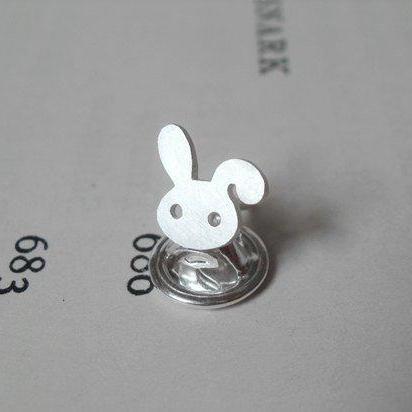 Bunny Rabbit Pin, Bunny Rabbit Lapel Pin, Bunny Rabbit Tie Tack In ...