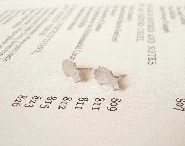 Sterling Silver Mini Car Ear Studs Land Rover, Handmade In England on ...